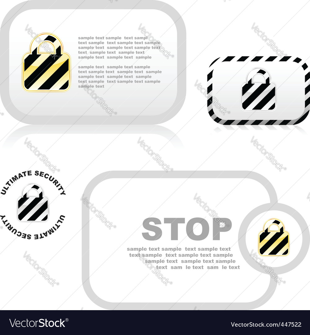 Secure Royalty Free Vector Image - VectorStock