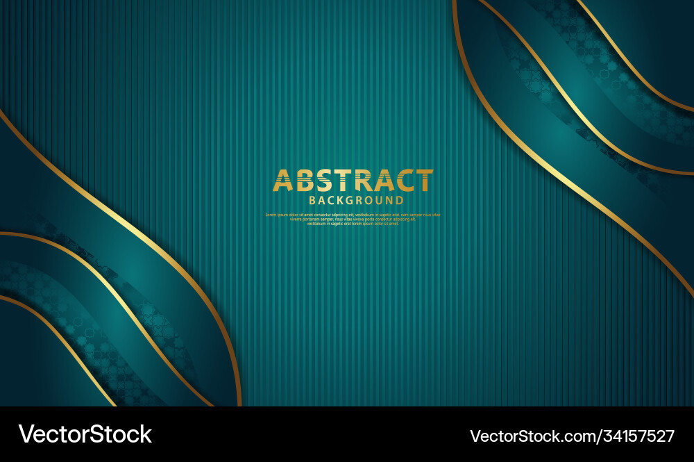 Background with bright dark green color flow Vector Image