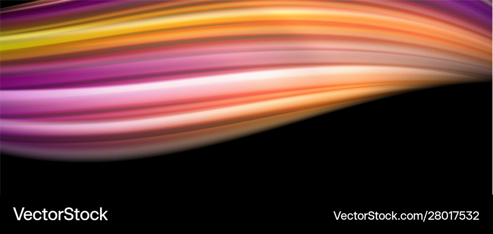 Modern rainbow liquid color flow colorful poster Vector Image