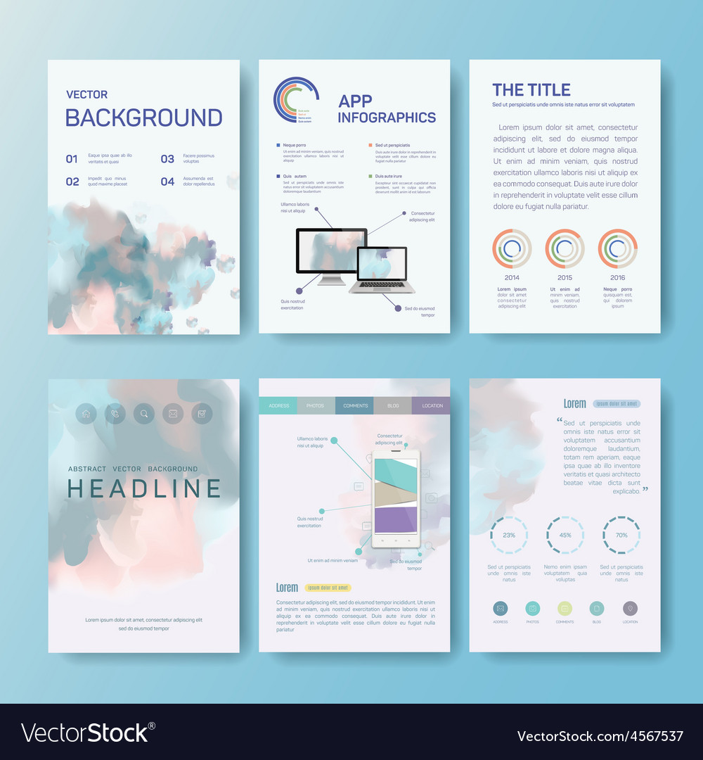Abstract statistics elements Royalty Free Vector Image