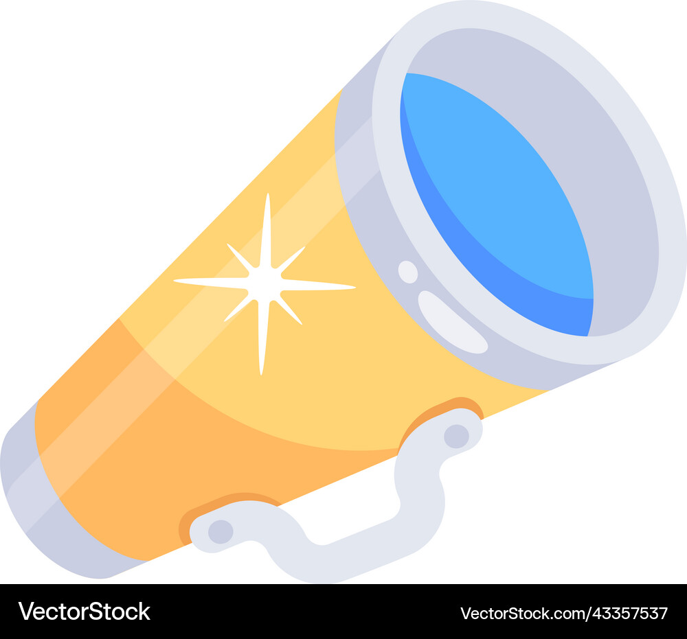 An icon of director flat design Royalty Free Vector Image