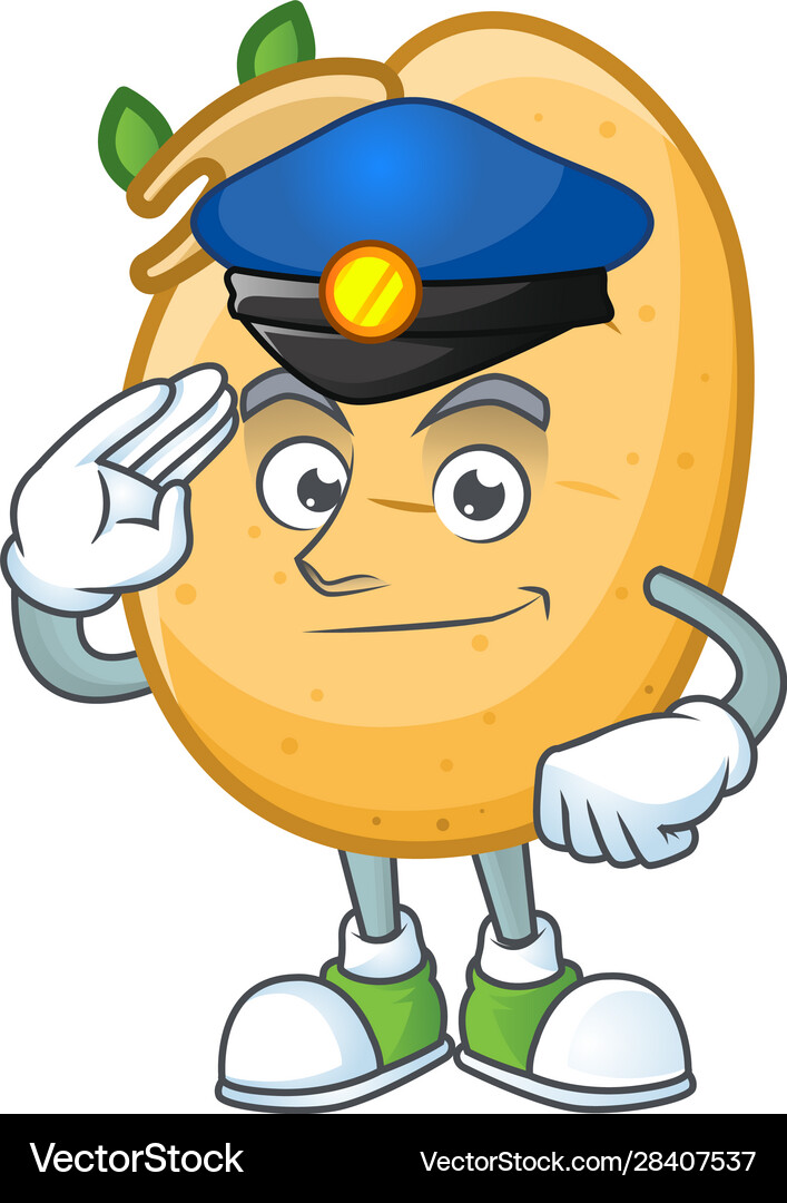 Sprouted potato tuber cartoon in character Vector Image