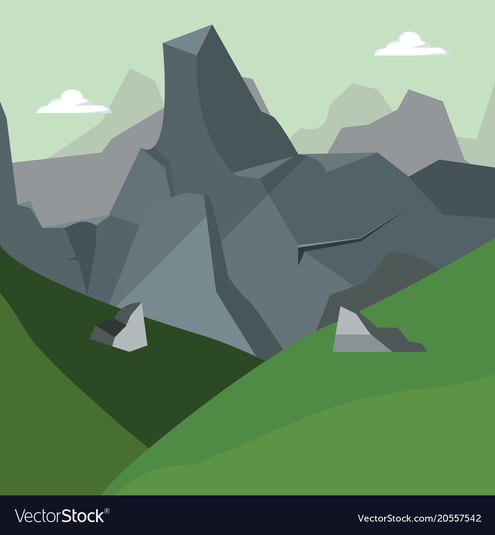 Abstract landscape design Royalty Free Vector Image