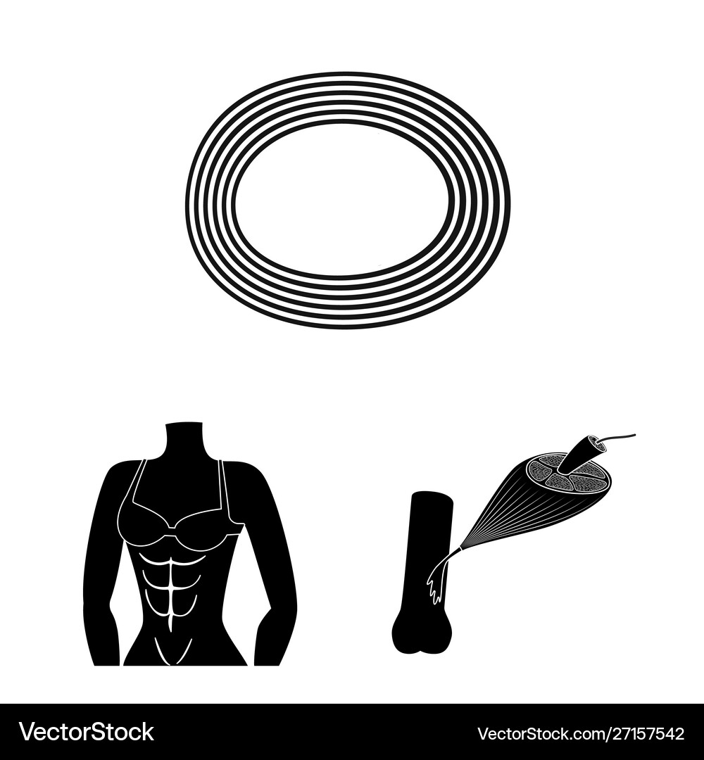 Design human and body logo collection Royalty Free Vector