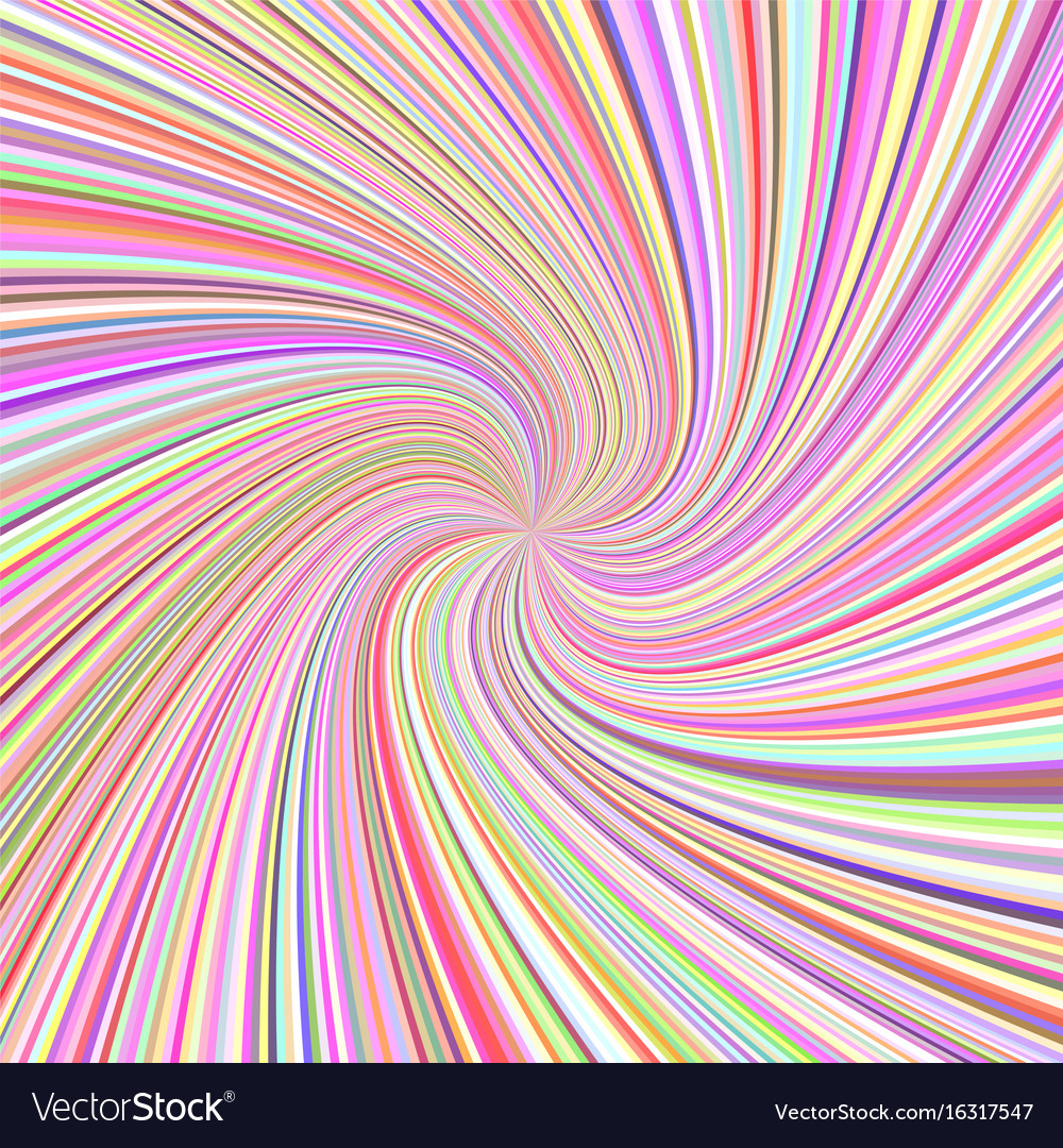 Geometric spiral background - graphic design from Vector Image
