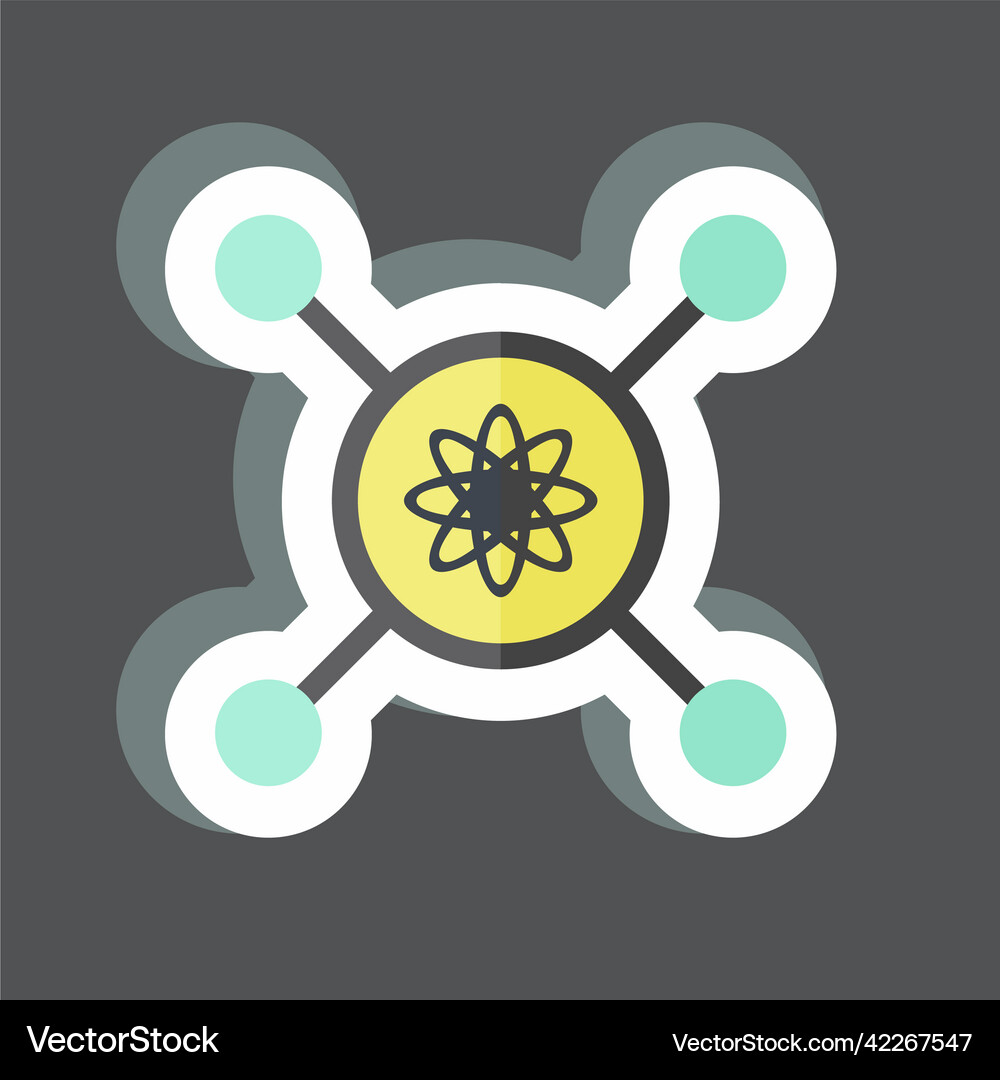 Sticker intelligent control suitable for data Vector Image