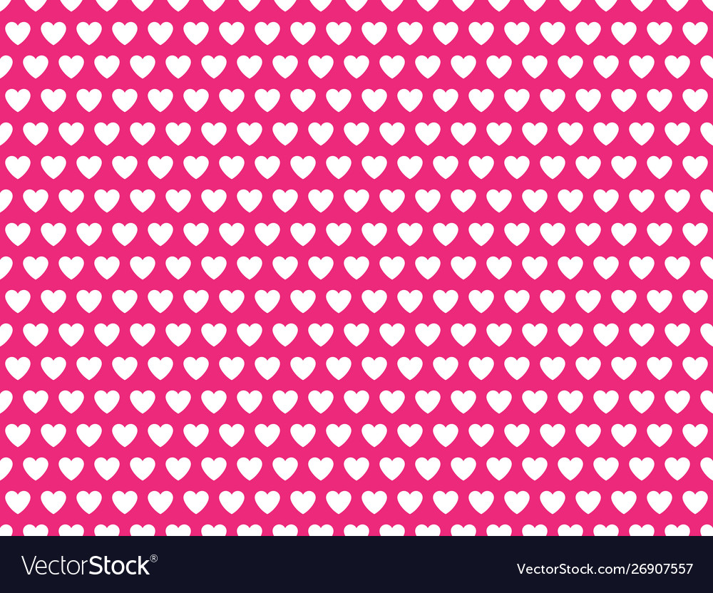 Pink heart shape pattern Royalty Free Vector Image