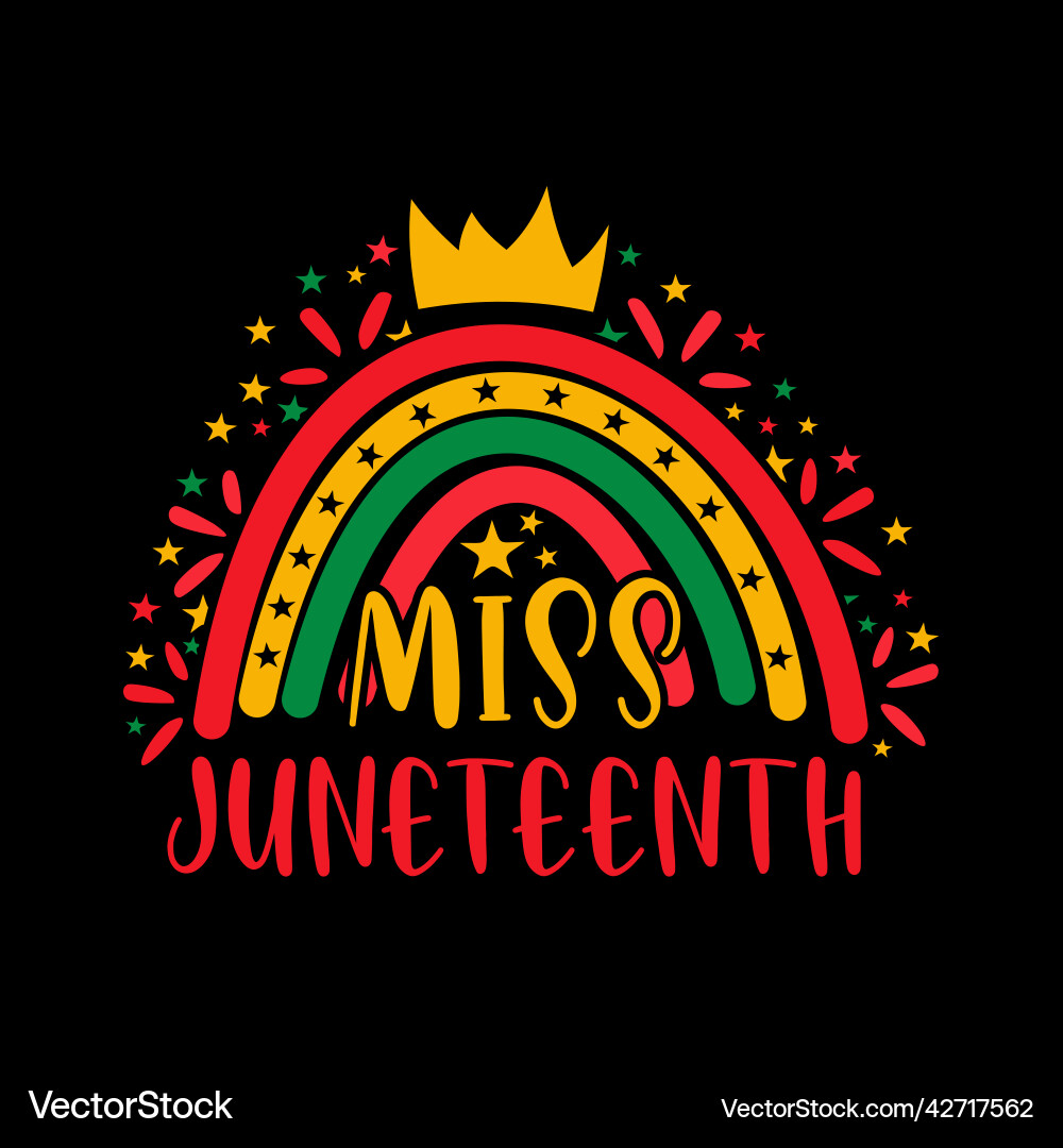 Happy juneteenth day - design Royalty Free Vector Image