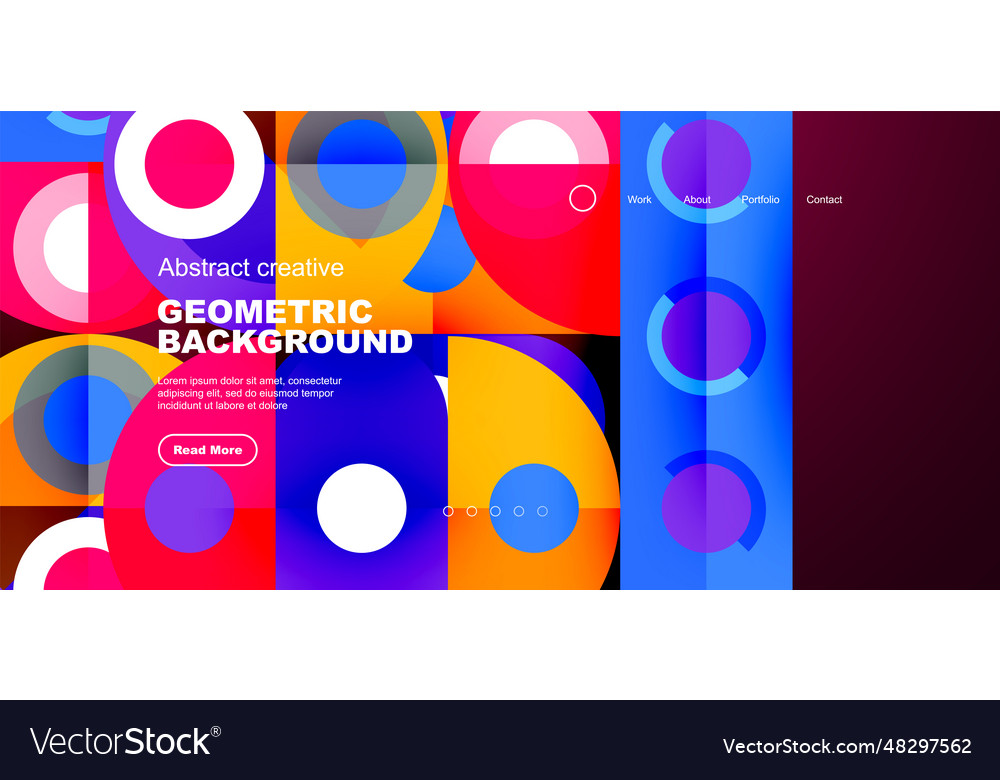 Simple circles and round elements pattern Vector Image