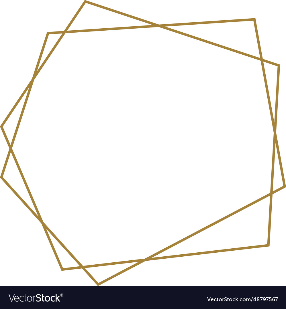 Abstract lined frame Royalty Free Vector Image