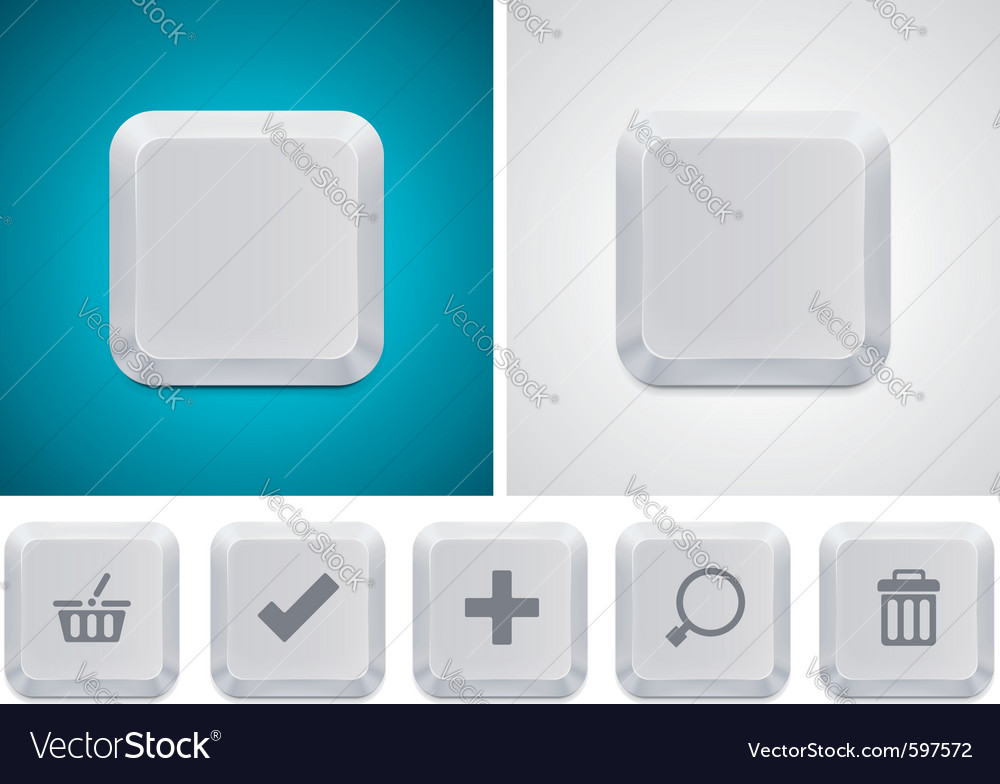 Computer keyboard Royalty Free Vector Image - VectorStock