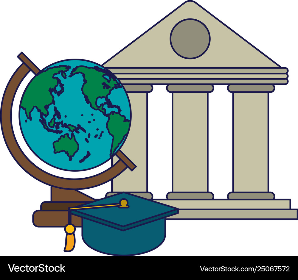 School and education supplies Royalty Free Vector Image