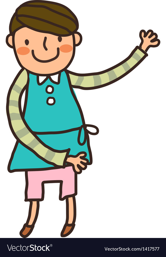 A view boy Royalty Free Vector Image - VectorStock