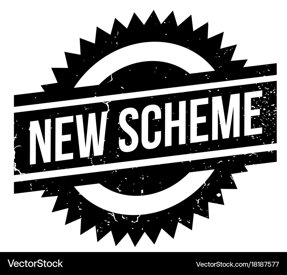 New scheme rubber stamp Royalty Free Vector Image