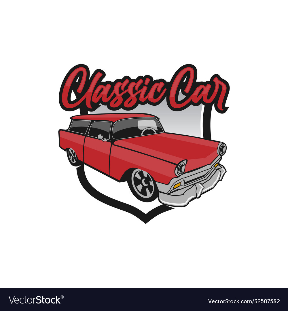 Classicvintage car design inspiration auto Vector Image