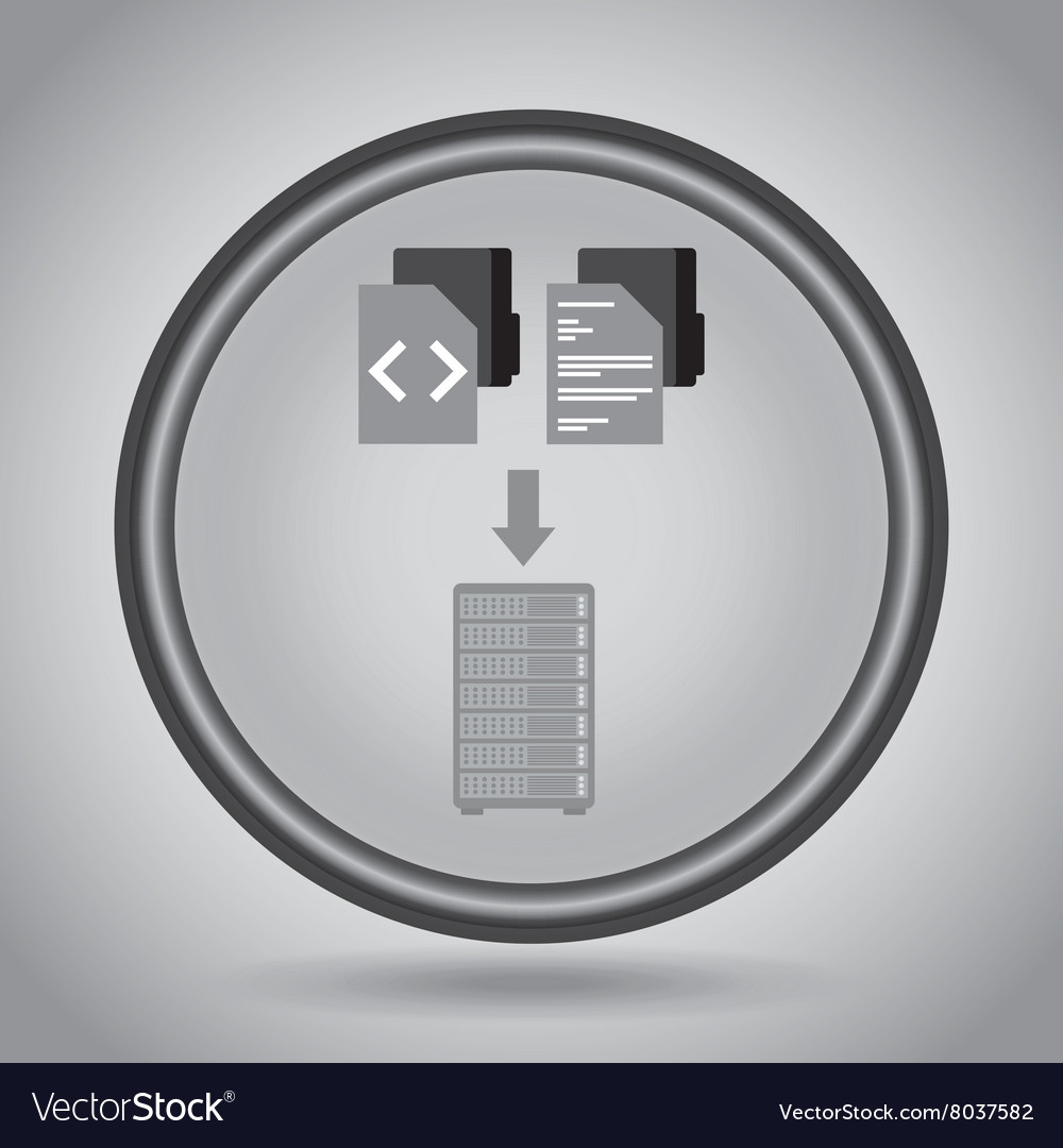 Data center design Royalty Free Vector Image - VectorStock