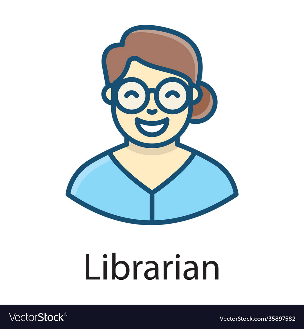 Librarian Royalty Free Vector Image - VectorStock
