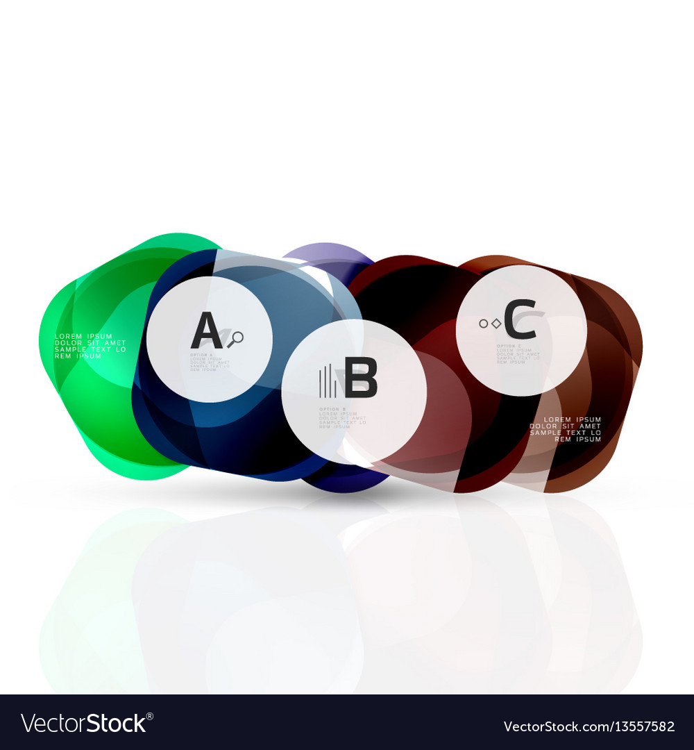 Shiny blank web option boxes Royalty Free Vector Image Shiny blank web option boxes Royalty Free Vector Image