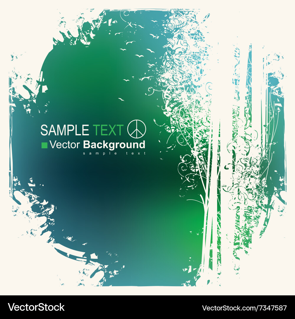 Background with trees Royalty Free Vector Image