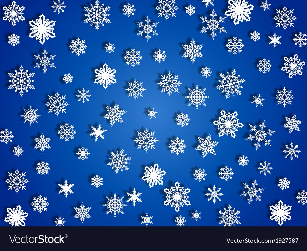 Falling snow Royalty Free Vector Image - VectorStock