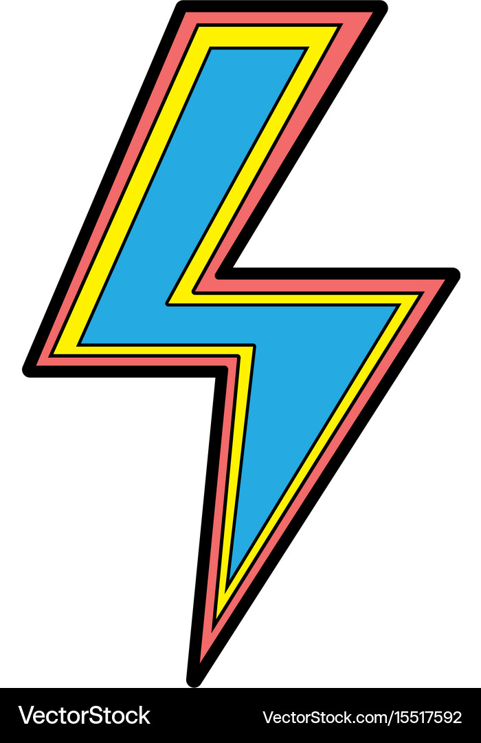 Dangerous energy hazard symbol to security Vector Image