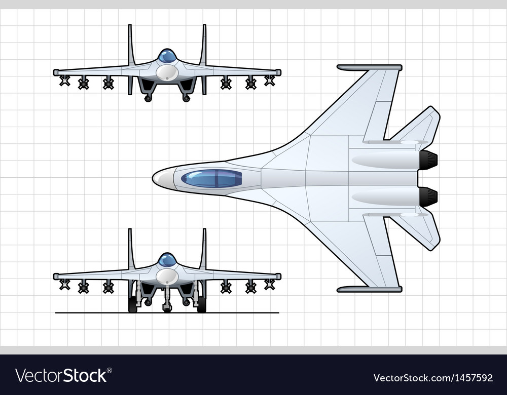 Fighter Royalty Free Vector Image - VectorStock