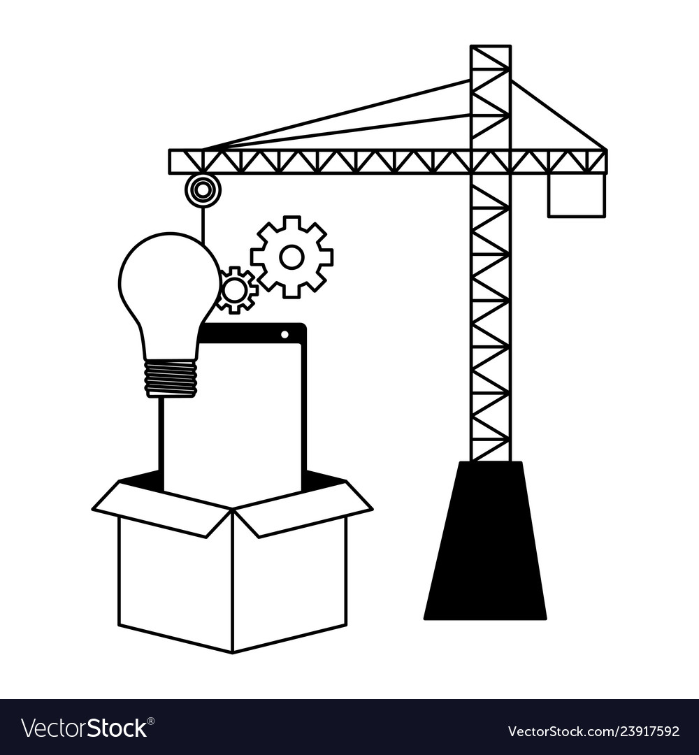 Mobile app development Royalty Free Vector Image