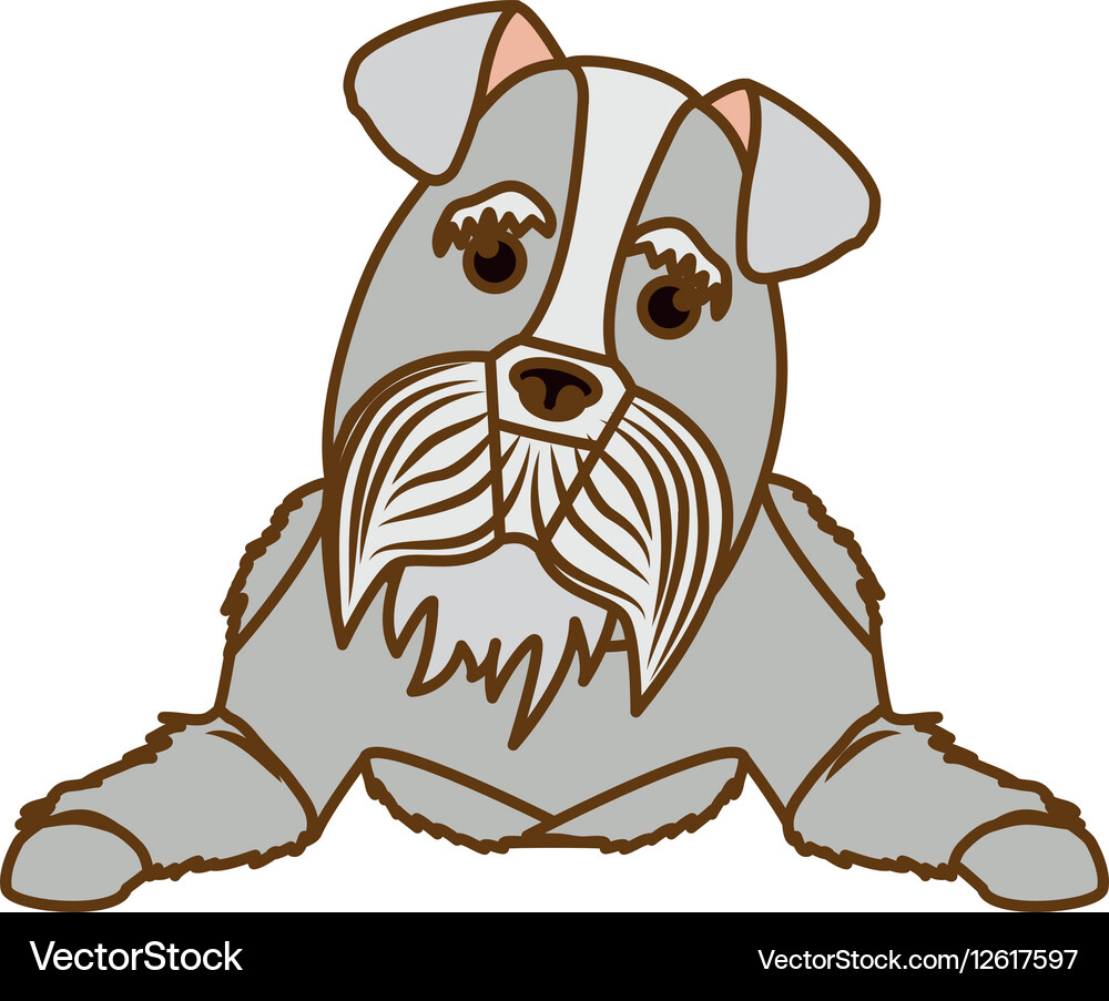 Cartoon dog icon Royalty Free Vector Image - VectorStock