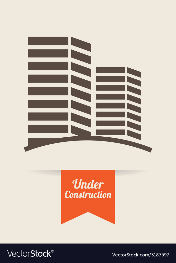 Construction design Royalty Free Vector Image - VectorStock