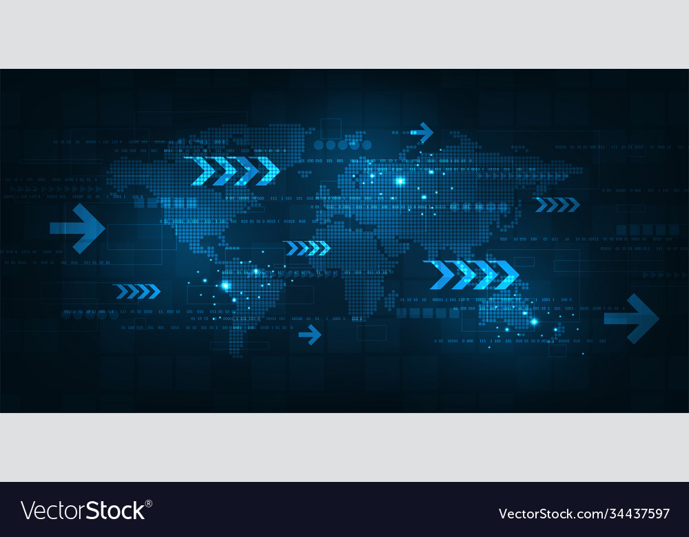 Digital transfer Royalty Free Vector Image - VectorStock