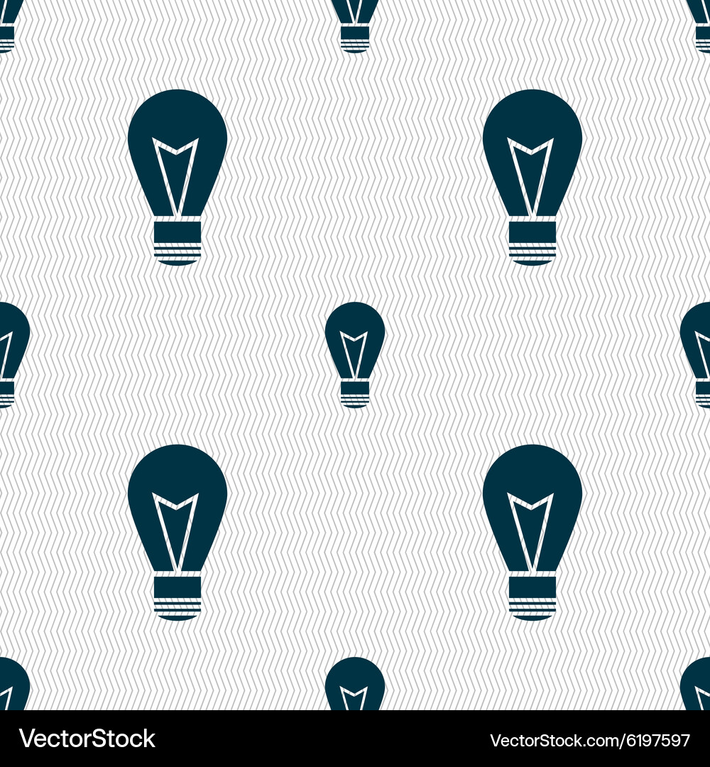 Light lamp sign icon idea symbol lightis Vector Image