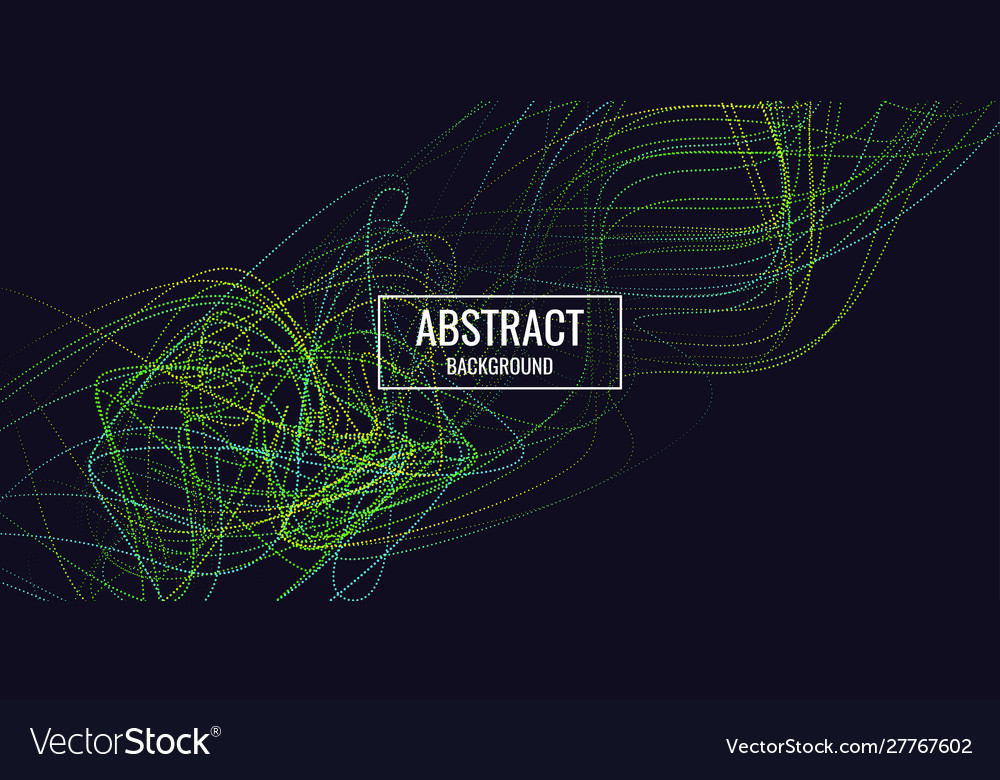 Abstract background with dynamic waves Royalty Free Vector