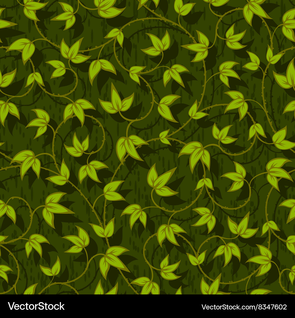 Liana floral abstract seamless Royalty Free Vector Image