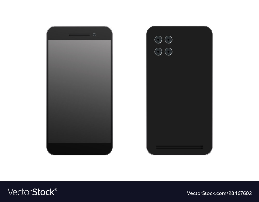 Realistic smartphone Royalty Free Vector Image