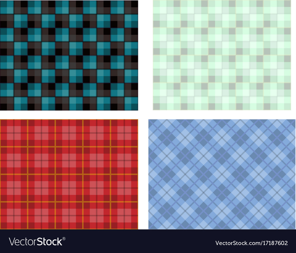 Seamless modern lumberjack pattern Royalty Free Vector Image