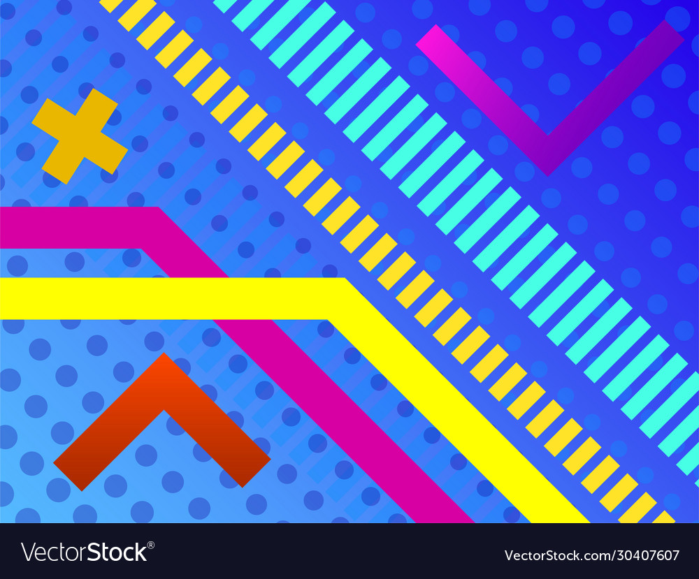 Abstract colorful geometric banner textured Vector Image Abstract colorful geometric banner textured Vector Image