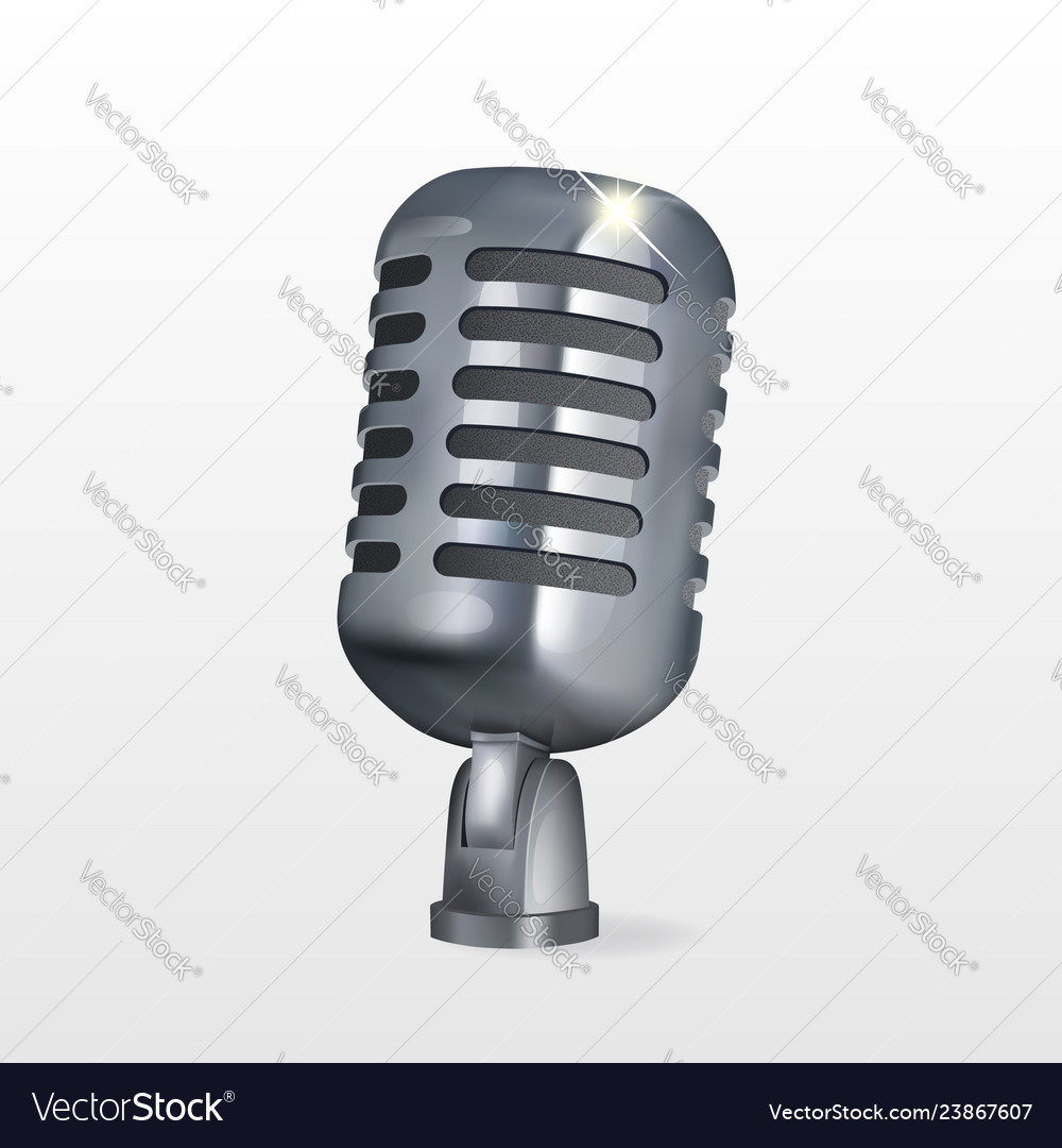 Microphone Royalty Free Vector Image - VectorStock