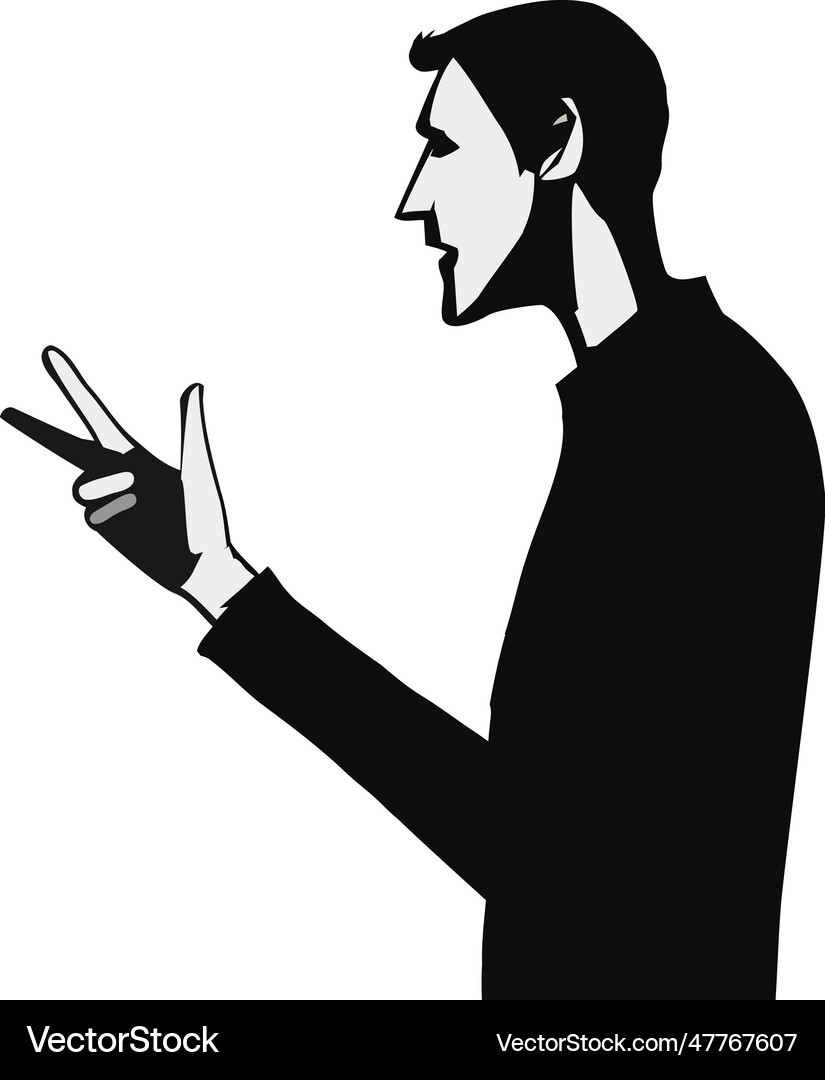 Successful businessman character portrait Vector Image