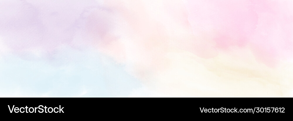 Abstract minimal pastel watercolor for background Vector Image