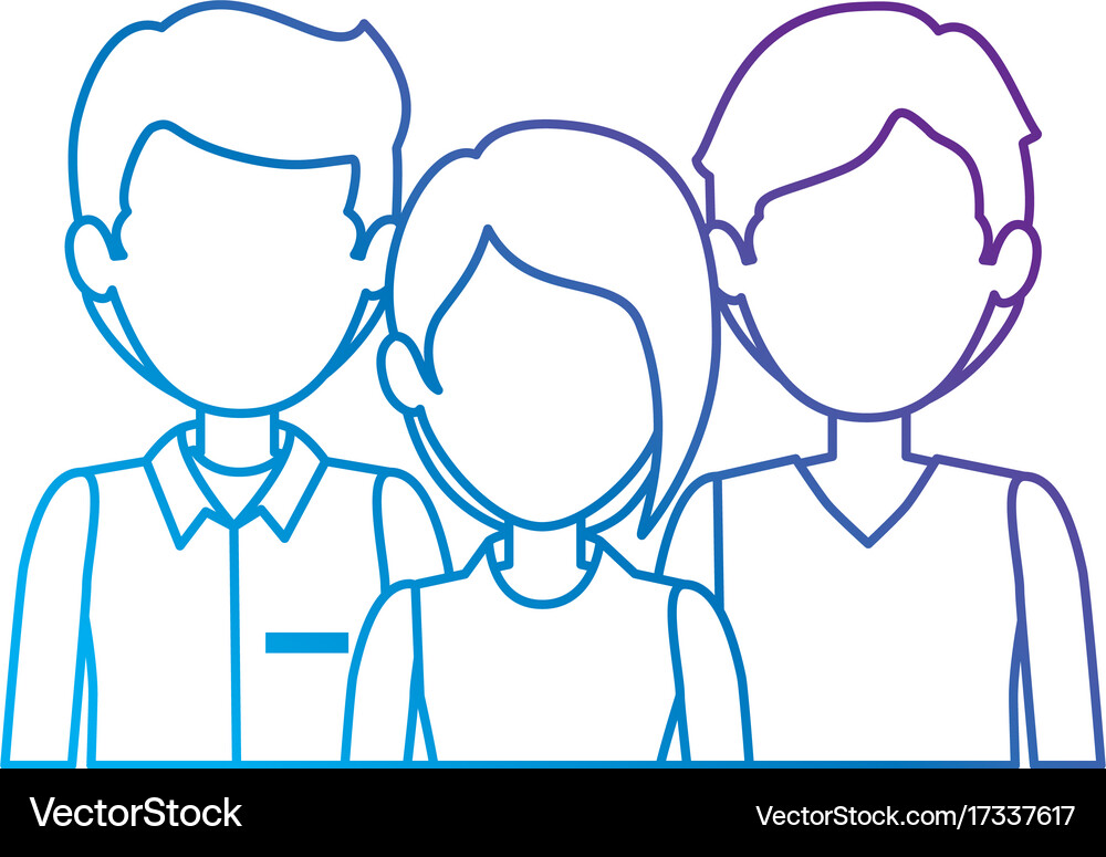 Group of business people Royalty Free Vector Image