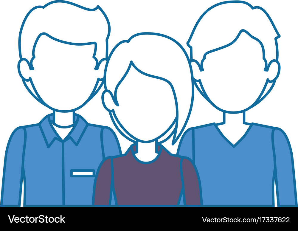 Group of business people Royalty Free Vector Image