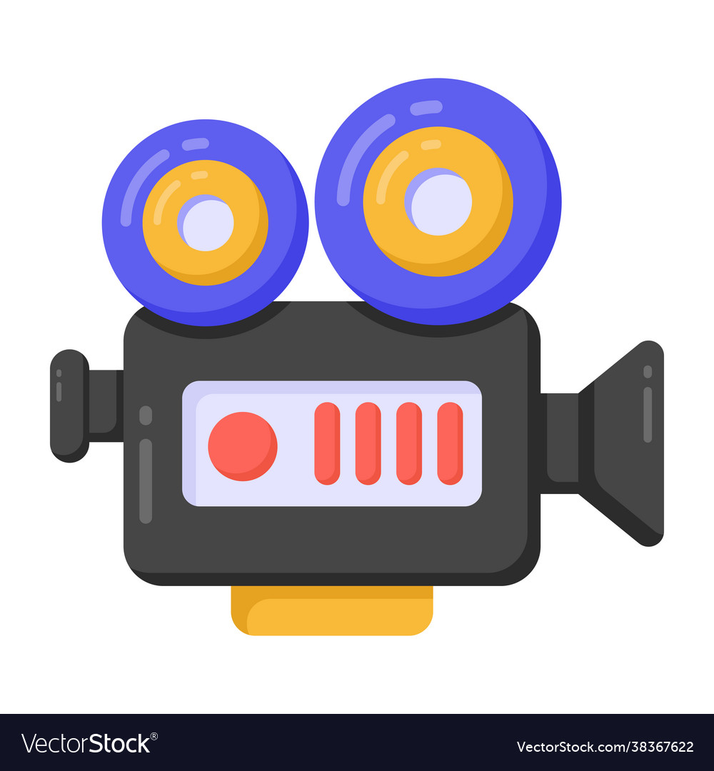 Video camera Royalty Free Vector Image - VectorStock