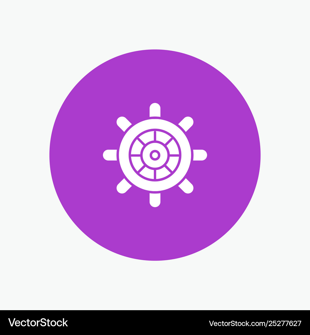 Boat ship wheel Royalty Free Vector Image - VectorStock