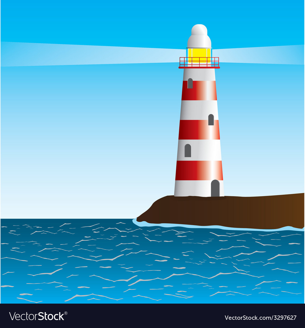 Lighthouse Royalty Free Vector Image - VectorStock