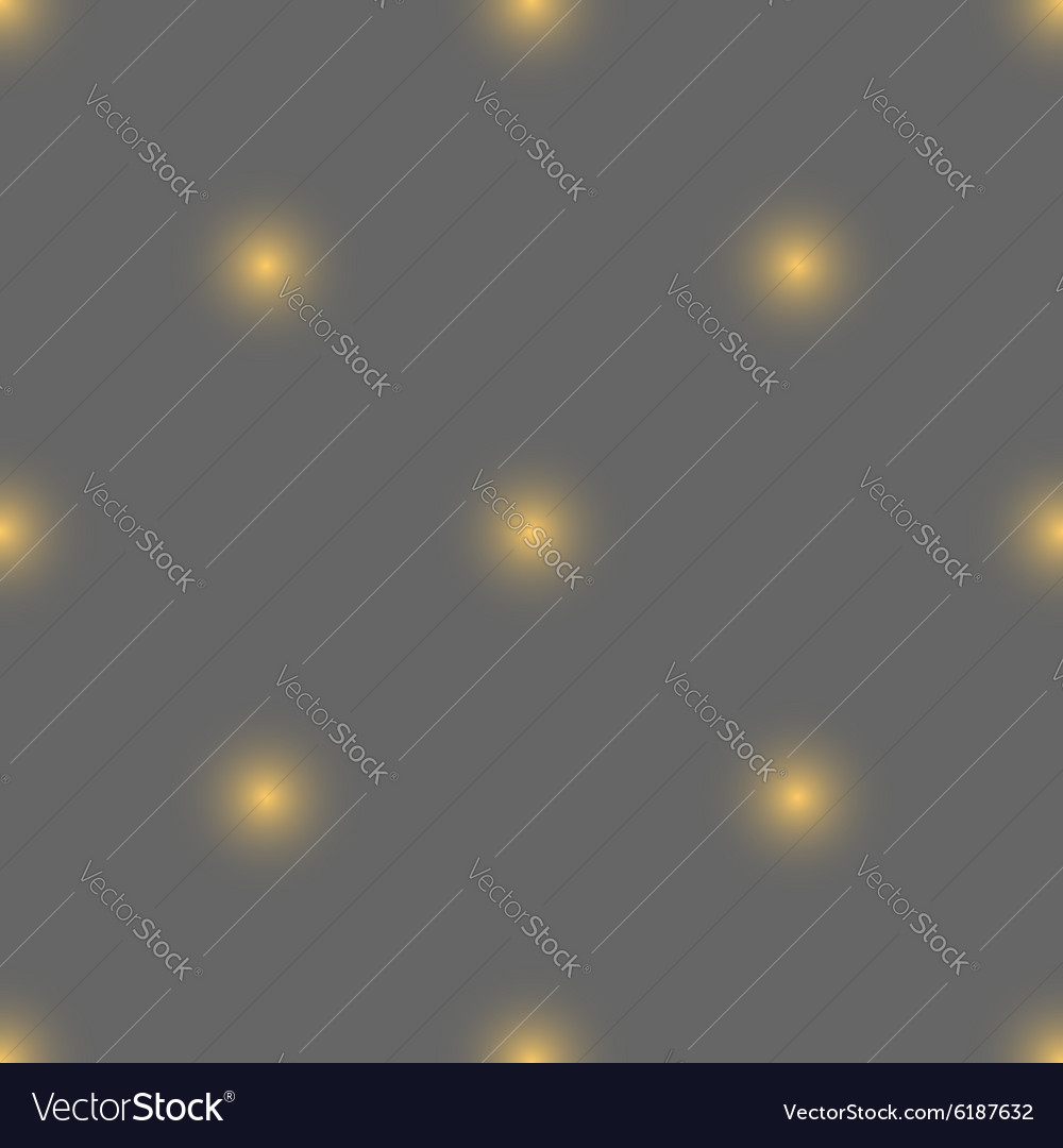 Abstract yellow lights seamless pattern Royalty Free Vector