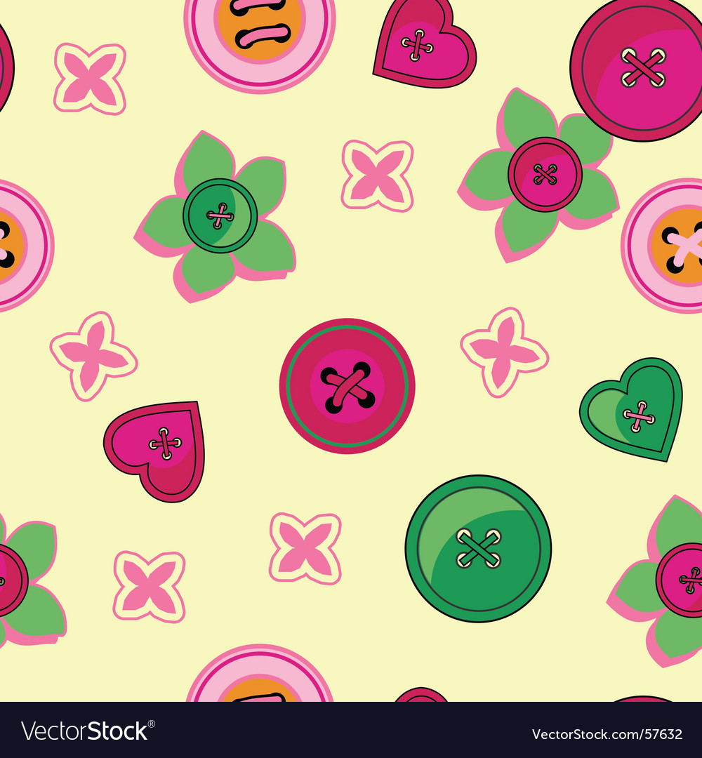 Buttons seamless pattern Royalty Free Vector Image