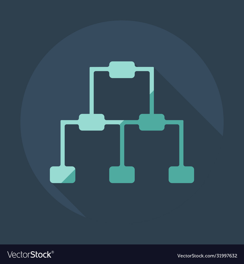 Flat modern design with shadow icons business icon