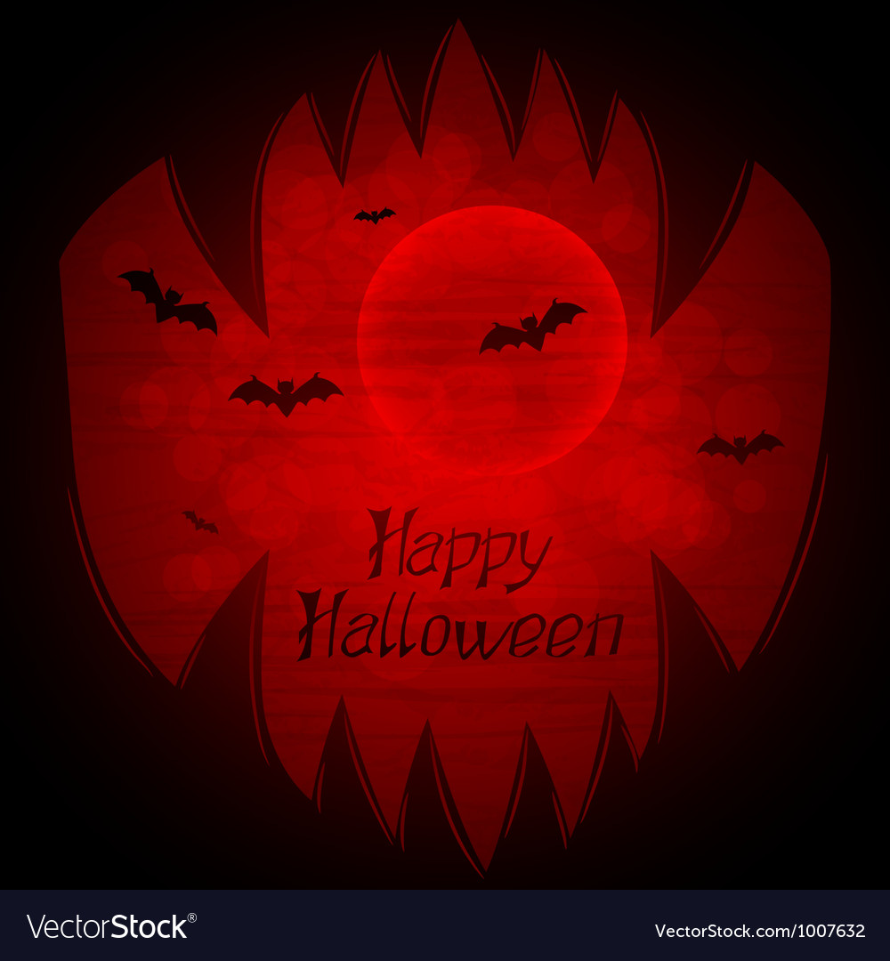 Halloween background with sharp teeth Royalty Free Vector