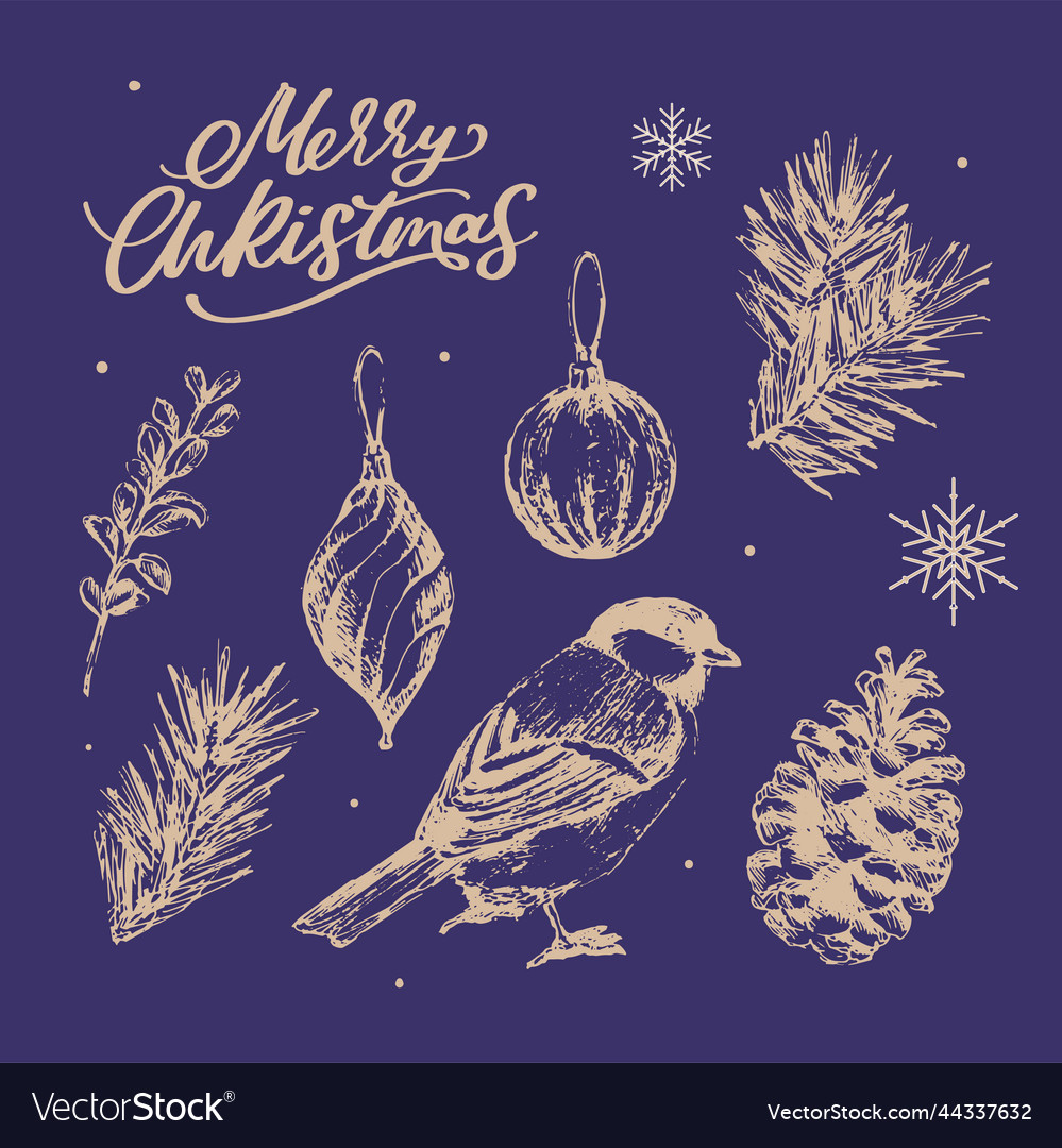 Merry christmas happy new year 2023 typography Vector Image Merry christmas happy new year 2023 typography Vector Image