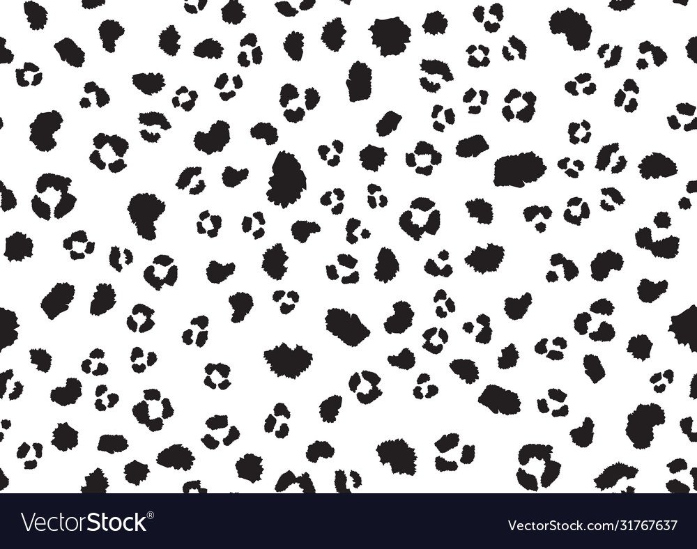 Abstract animal skin leopard seamless pattern Vector Image